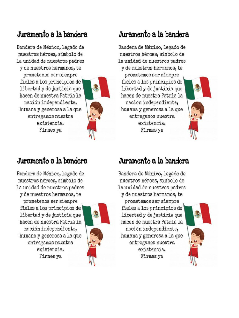 Juramento A La Bandera | PDF