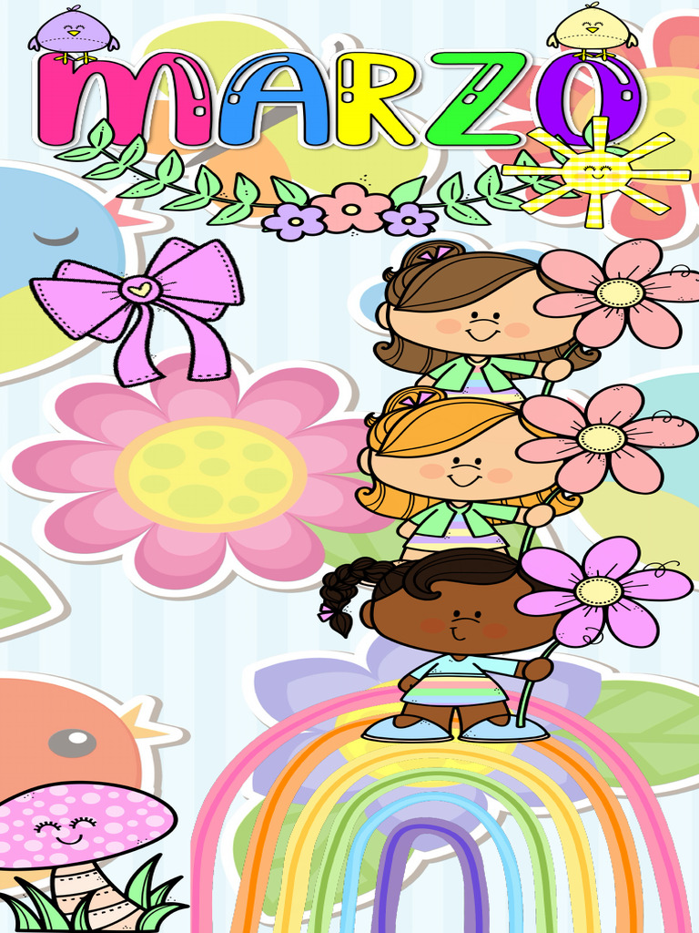 Lonas XXL Mes de Marzo para Decorar Tu Clase 1 | PDF