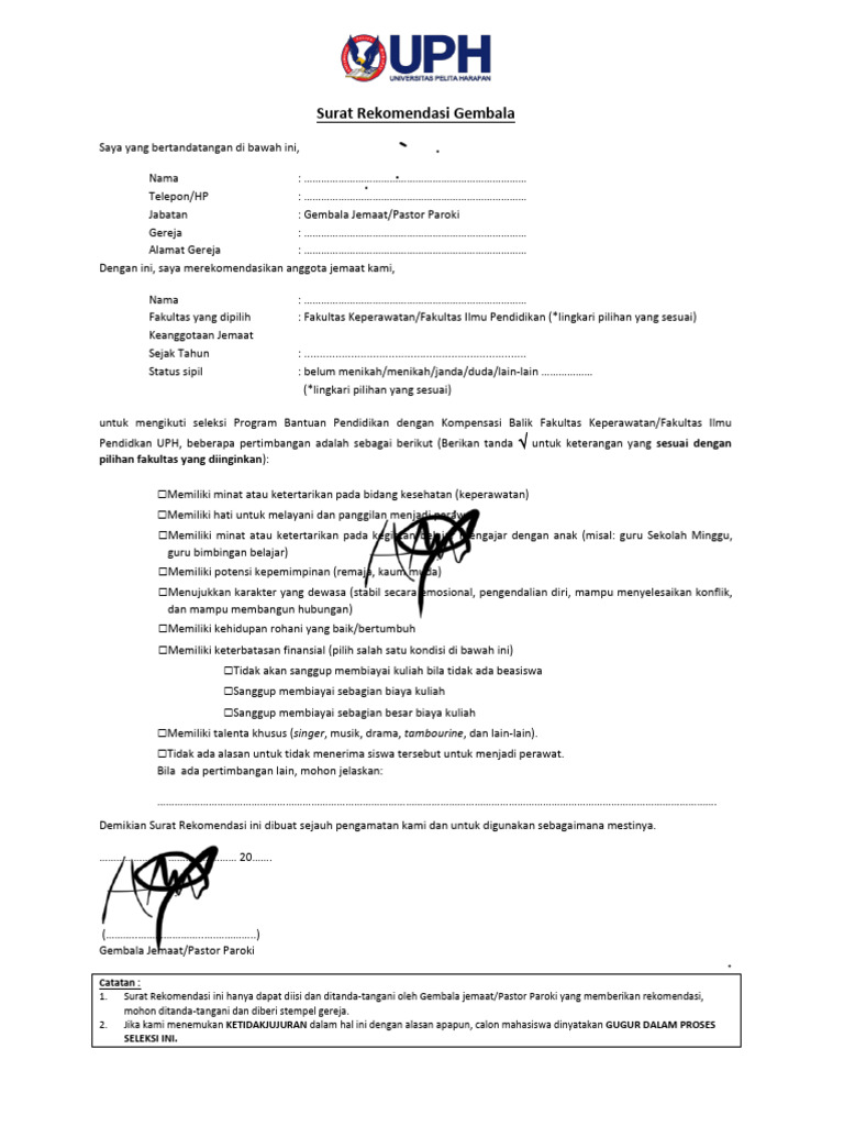 Rekomendasi Gereja Ypph Final | PDF