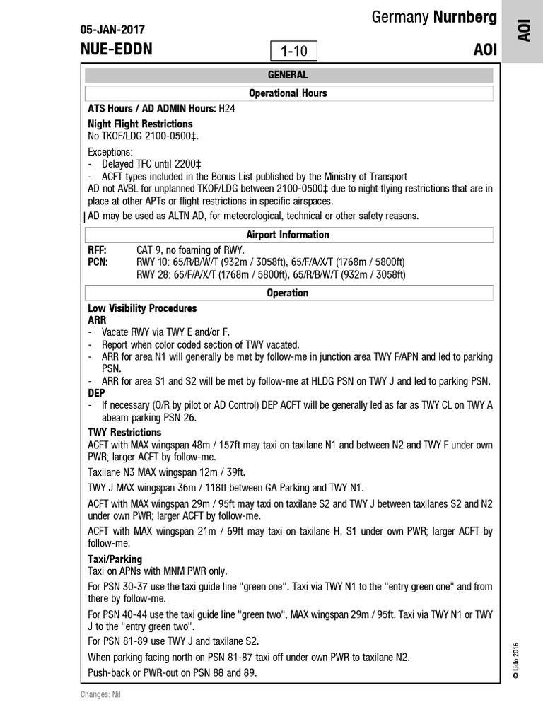 EDDN Lido charts | PDF | Navigation | Aviation Safety