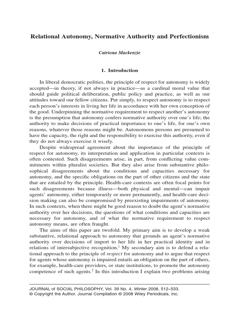 Retrieve | PDF | Autonomy | Self Esteem