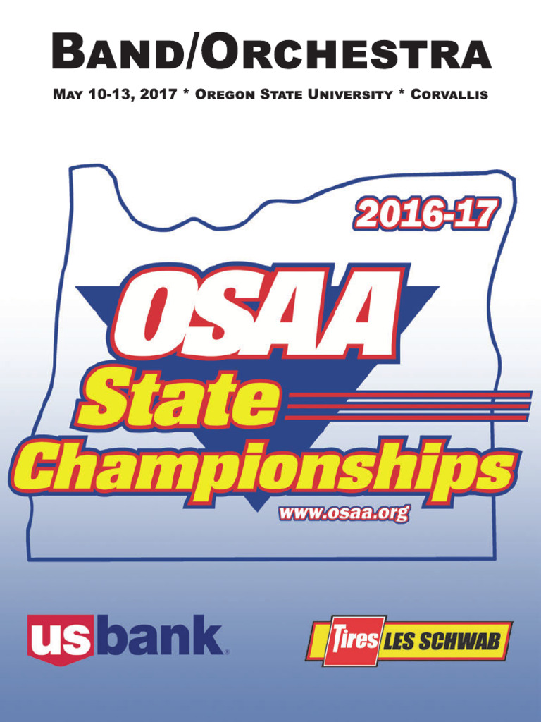 2017 OSAA Band-Orchestra Program | PDF | Conducting | Orchestras