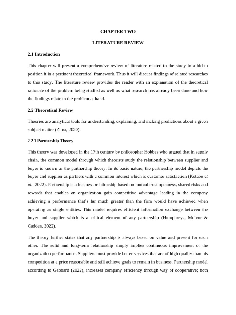 Academic Literature Review | PDF | Sampling (Statistics) | Procurement