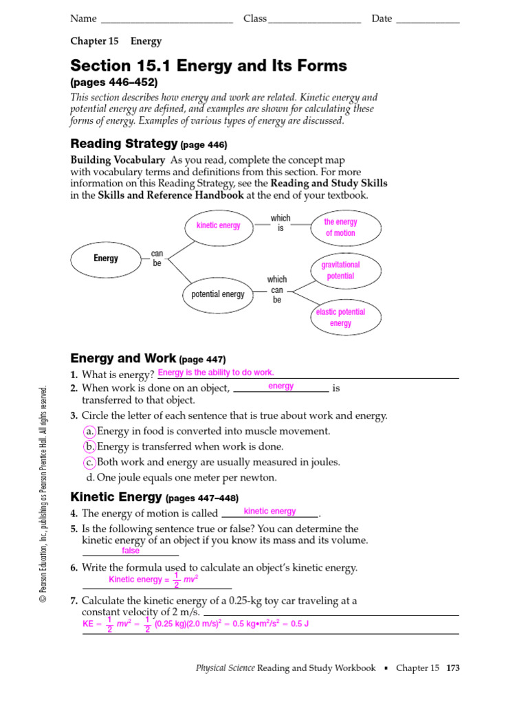 Energy Forms and Kinetic Concepts | PDF | Potential Energy | Kinetic Energy