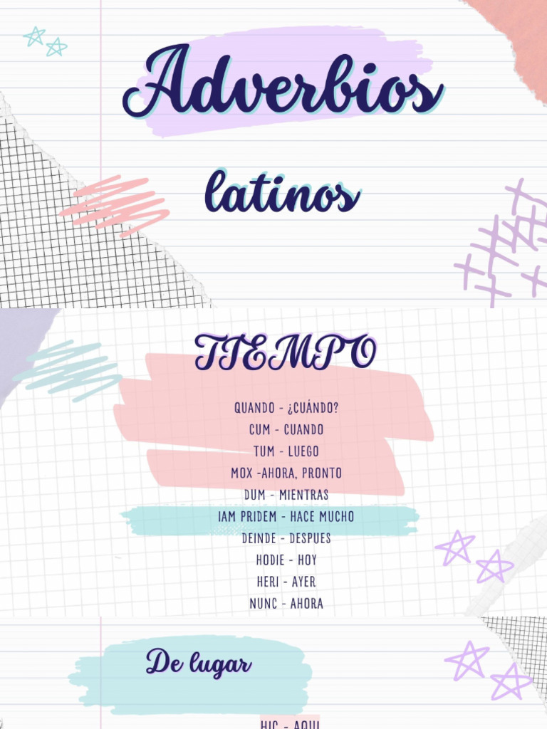 ADVERBIOS LATINOS | PDF