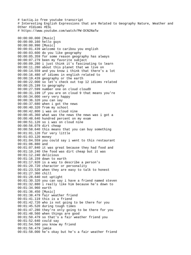 Tactiq Free Transcript PW DCN2Nafw | PDF