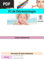 Tipos de Lesões Elementares da Pele | PDF | Dor | Inflamação