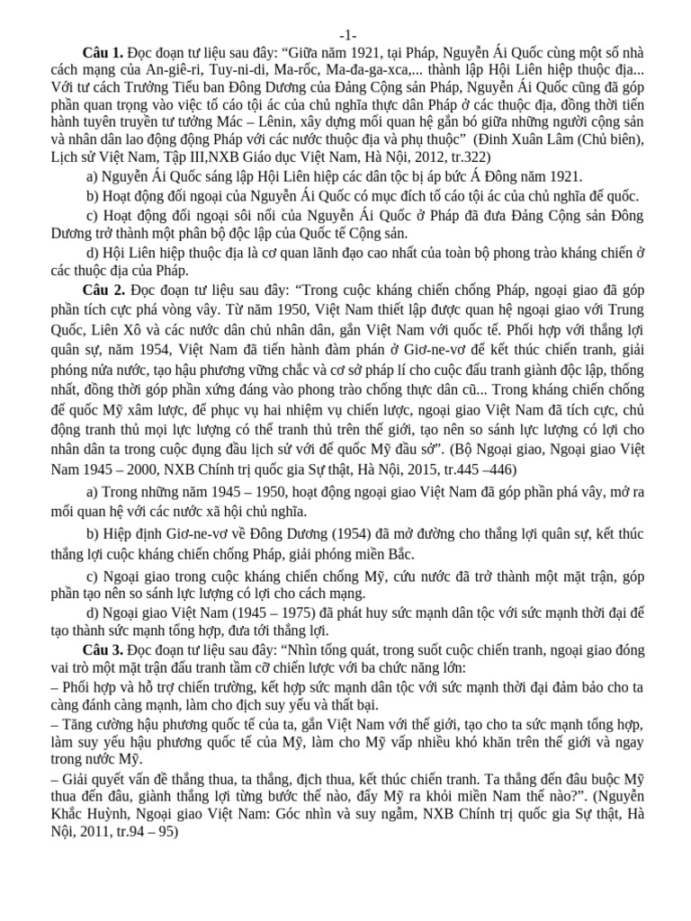 De Cuong Su 12 GK2 | PDF