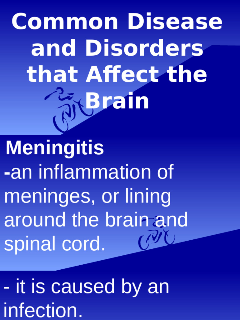 Common Disease and Disorders that Affect the Brain | PDF | Meningitis ...