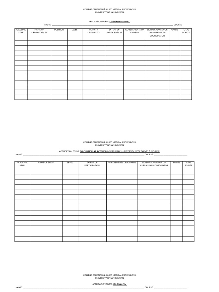 Award Form CPMT Graduatipon | PDF