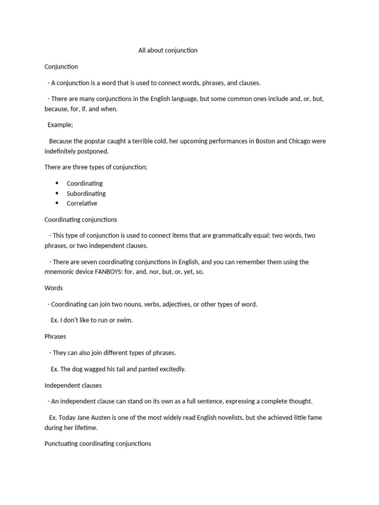 MONDIA - ASSIGNMENT - CONJUNCTION | PDF | Languages | Foreign Language Studies