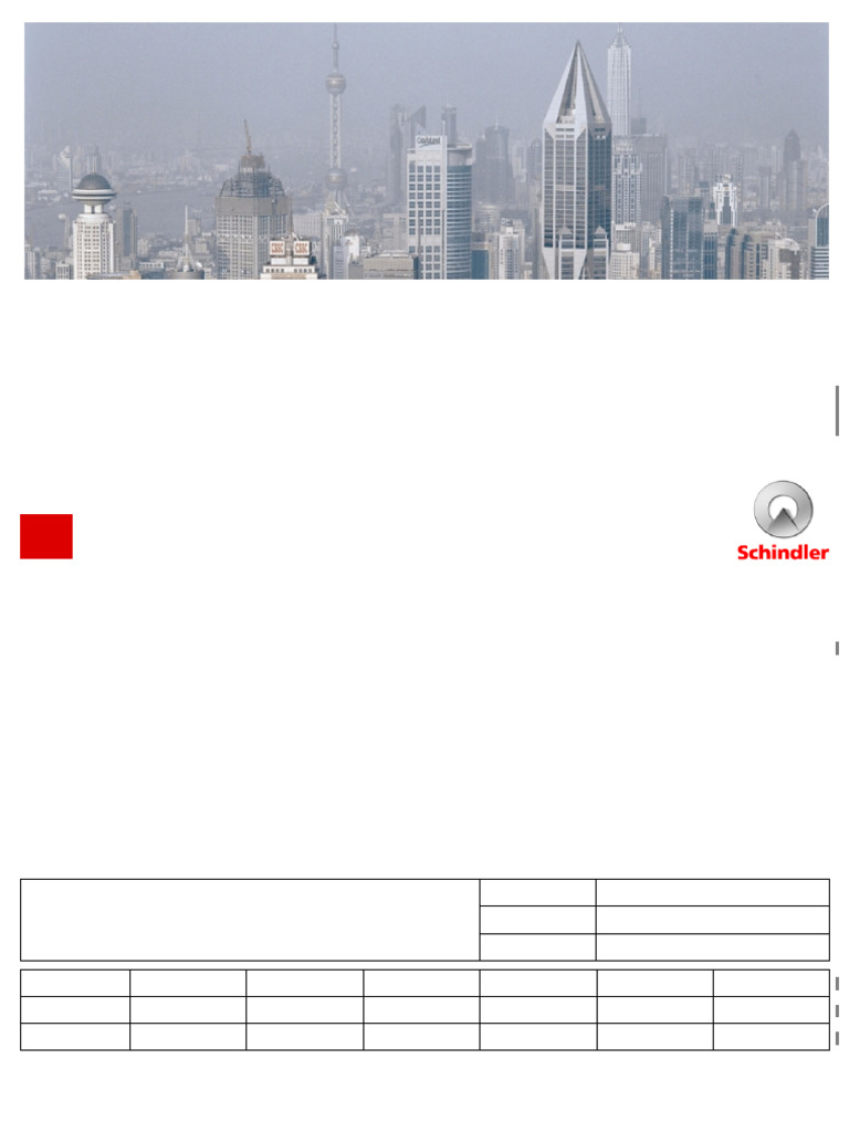 Schindler 7000 Puertas de Piso v30 Montaje | PDF | Tornillo