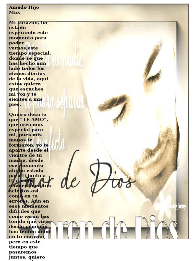 Carta Hombres | PDF