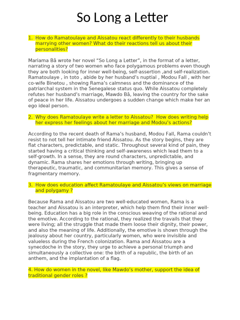 So Long a Letter Q:A | PDF | Psychology | Behavioural Sciences
