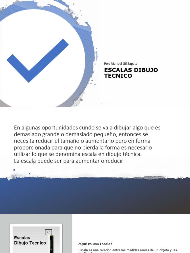 Escalas en Dibujo Técnico | PDF | Dibujo