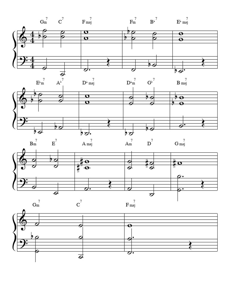 Guide Tone Exercise 02 | PDF