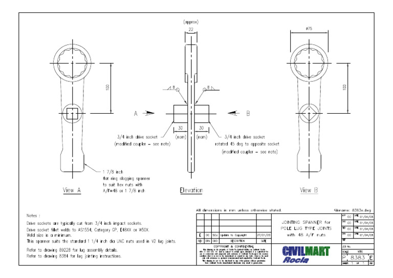 Jointing Spanner 8383e | PDF