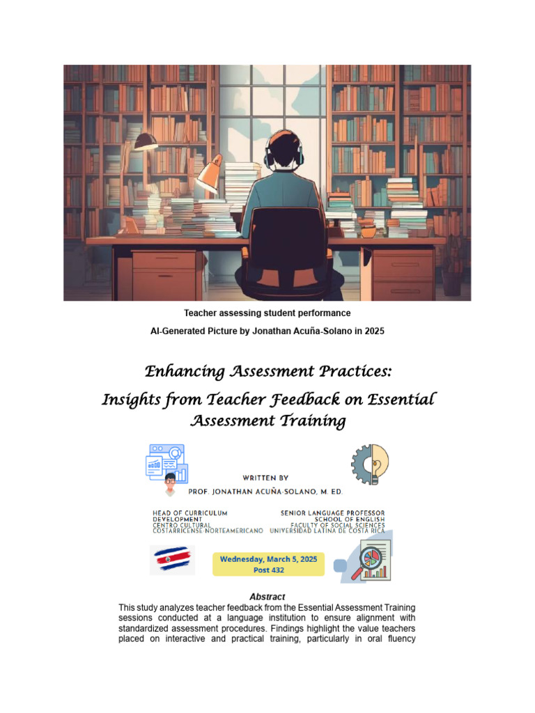Teacher Feedback on Assessment Training | PDF | Educational Assessment ...