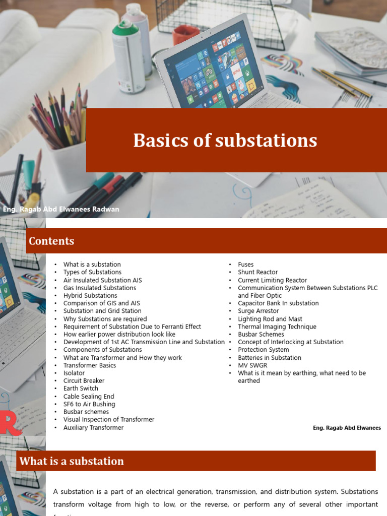 Substation Fundamentals and Types | PDF | Relay | Transformer