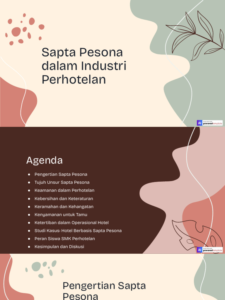 Chse (Sapta Pesona) in Hospitality Industry | PDF