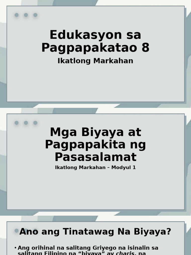 3rd Quarter ESP | PDF