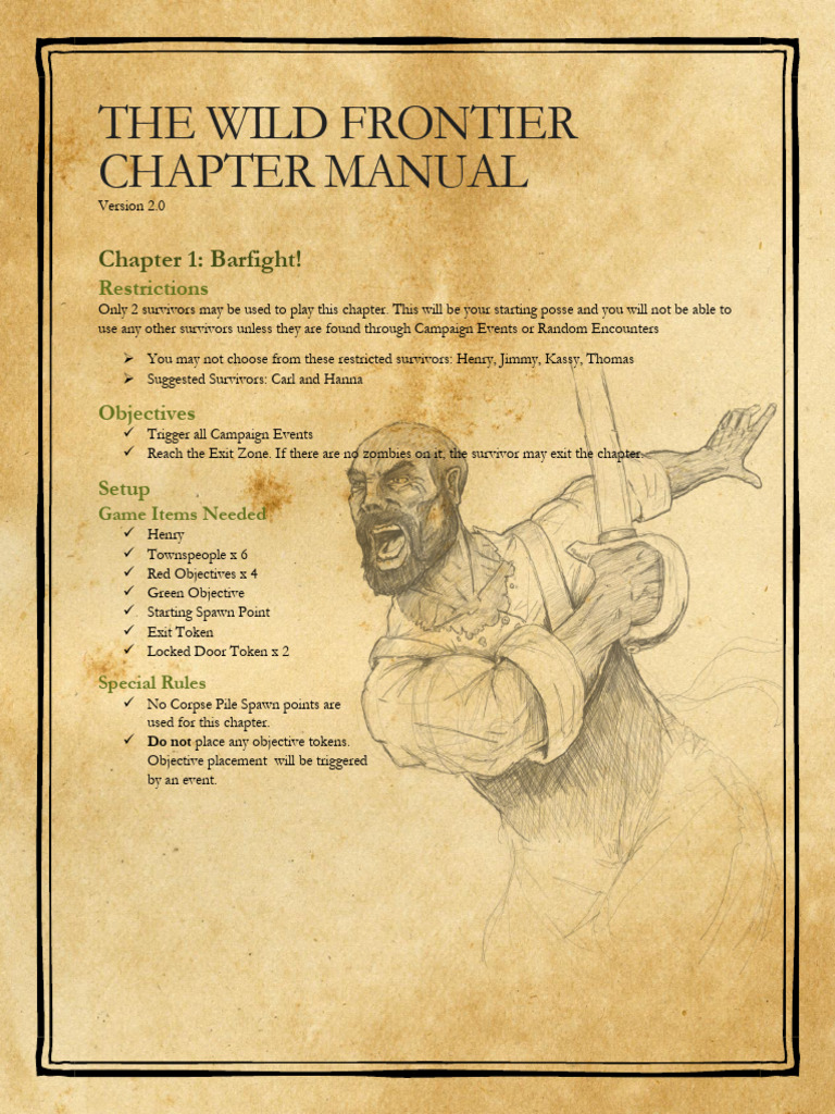 Wild Frontier Chapter Manual 2.0 | PDF | Gaming