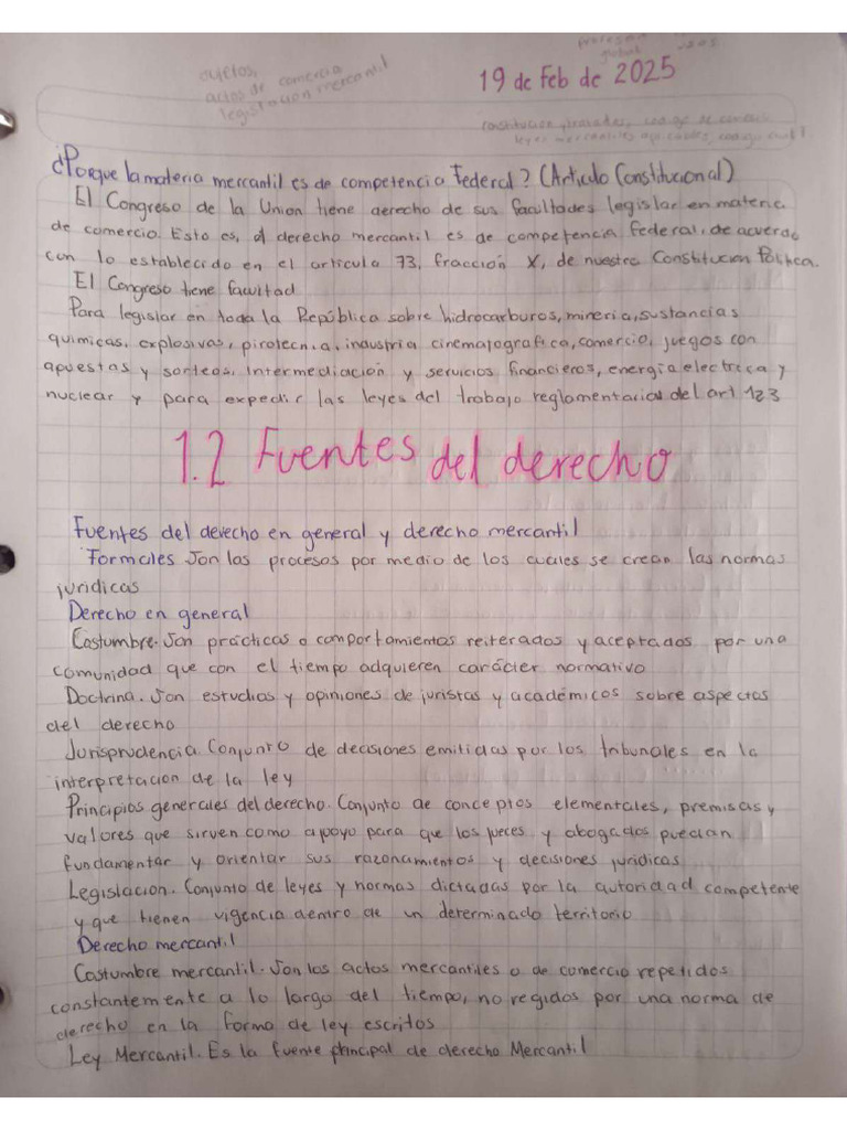 Derecho Libreta 1.2 y 1.3 | PDF