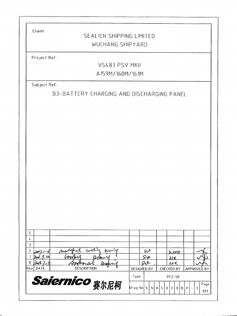 B3-Battery Charging and Discharging Panel | PDF