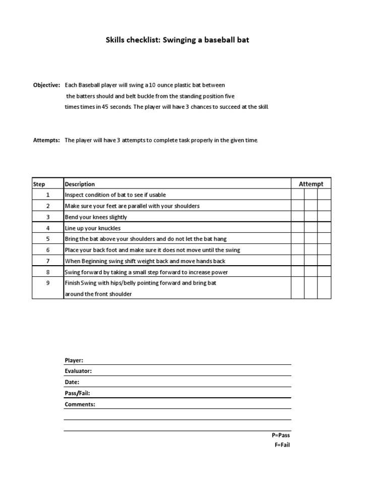 Skills Checklist NFPA 1041 L1 P1 | PDF