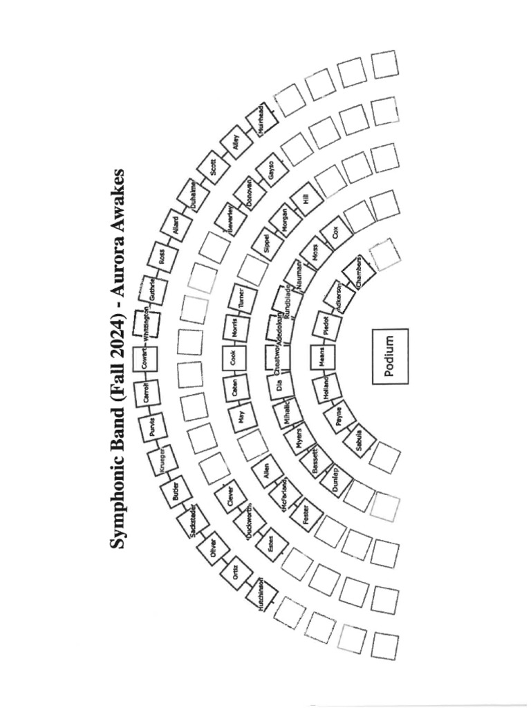 Sym Band Seating Charts - First Concert (Updated) | PDF