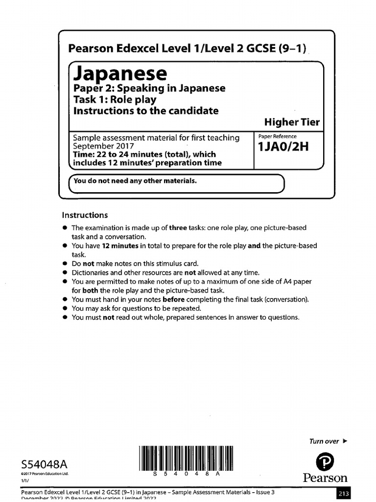Role Play Sample | PDF
