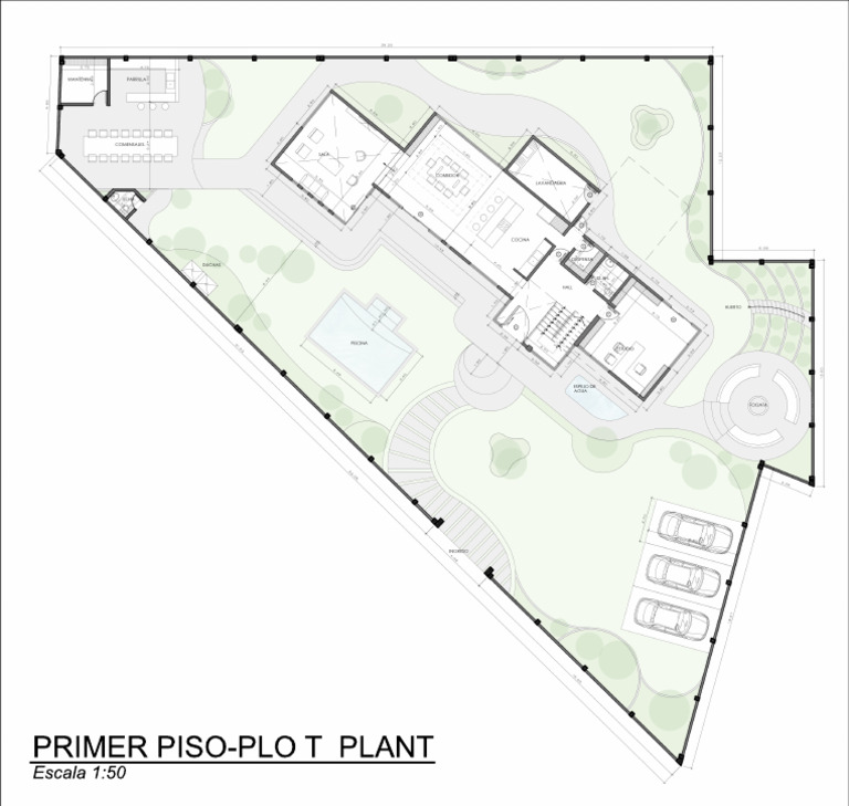1.-PRIMER PISO_PLOT PLAN | PDF