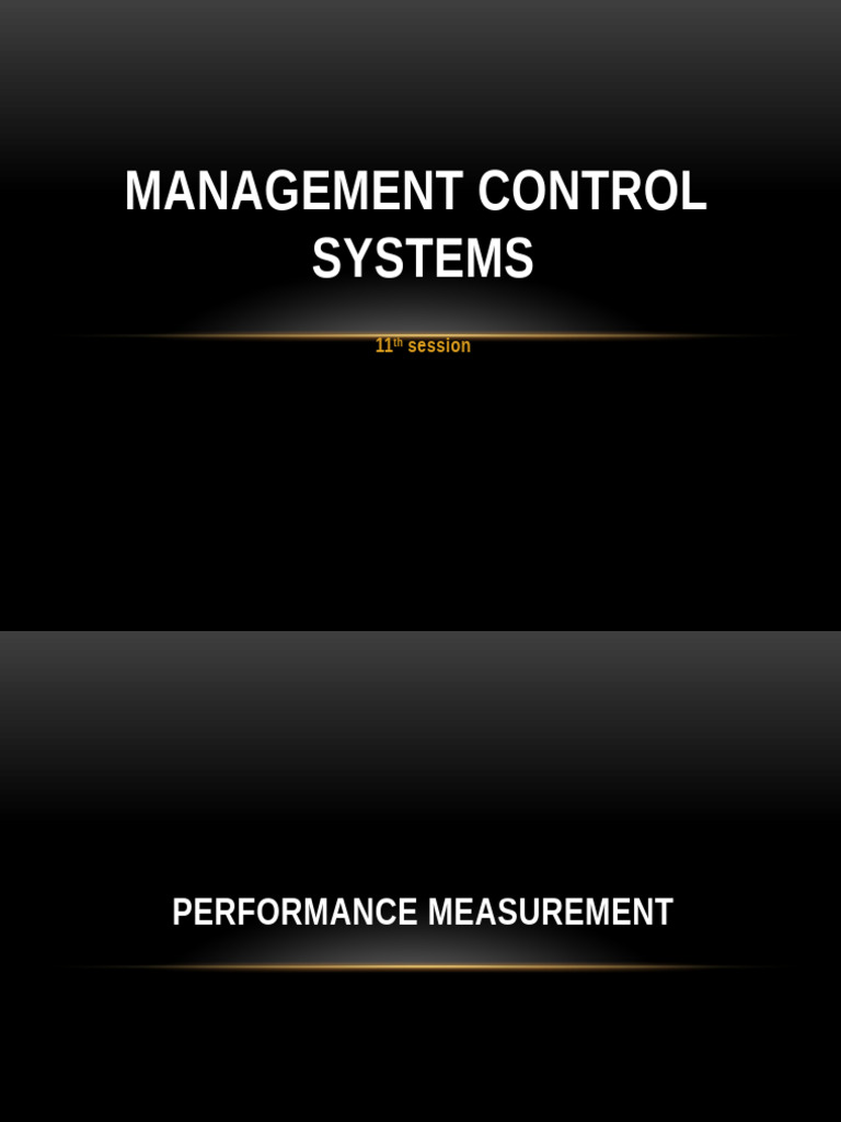 Mcs CH 11 Performance Measurement | PDF | Employee Retention | Business