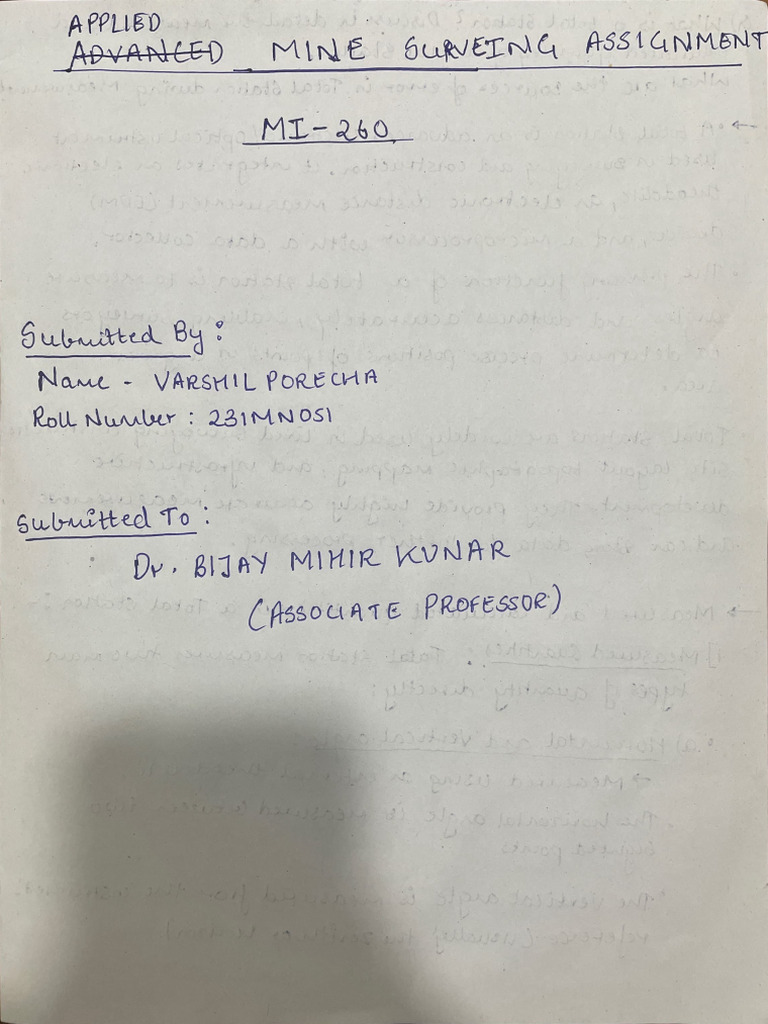 Applied Mine Surveying | PDF