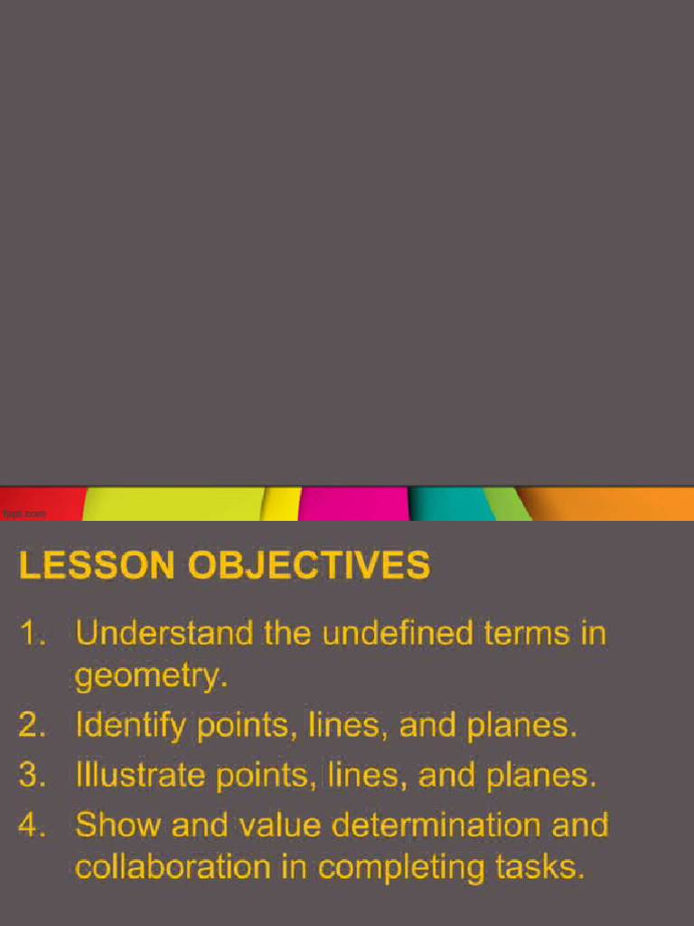 Point Line and Plane | PDF