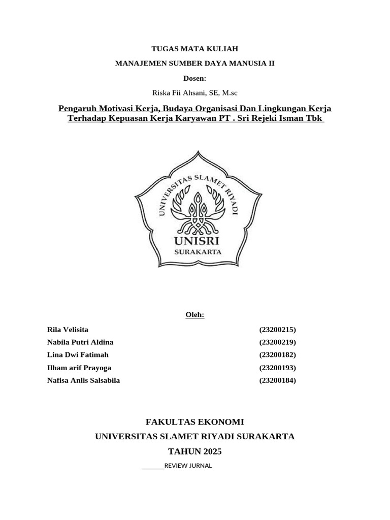 Review Jurnal Msdm-1 | PDF