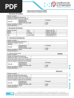 Ficha de Datos Complementarios - CDR | PDF