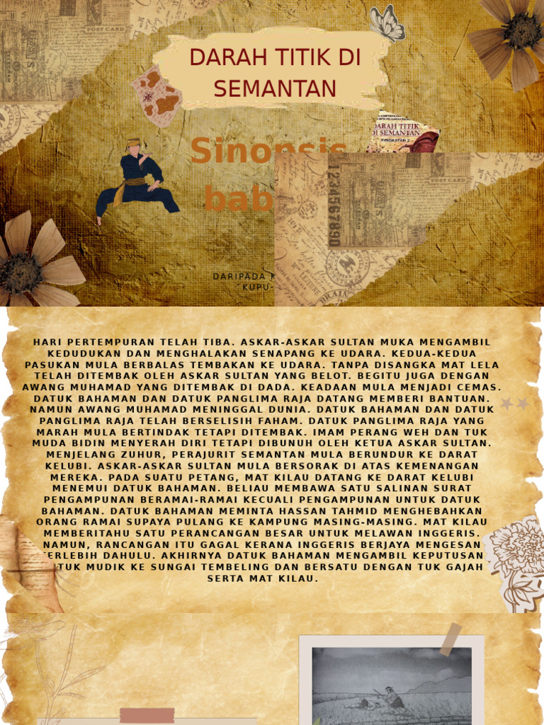 Sinopsis Darah Titik di Semantan | PDF