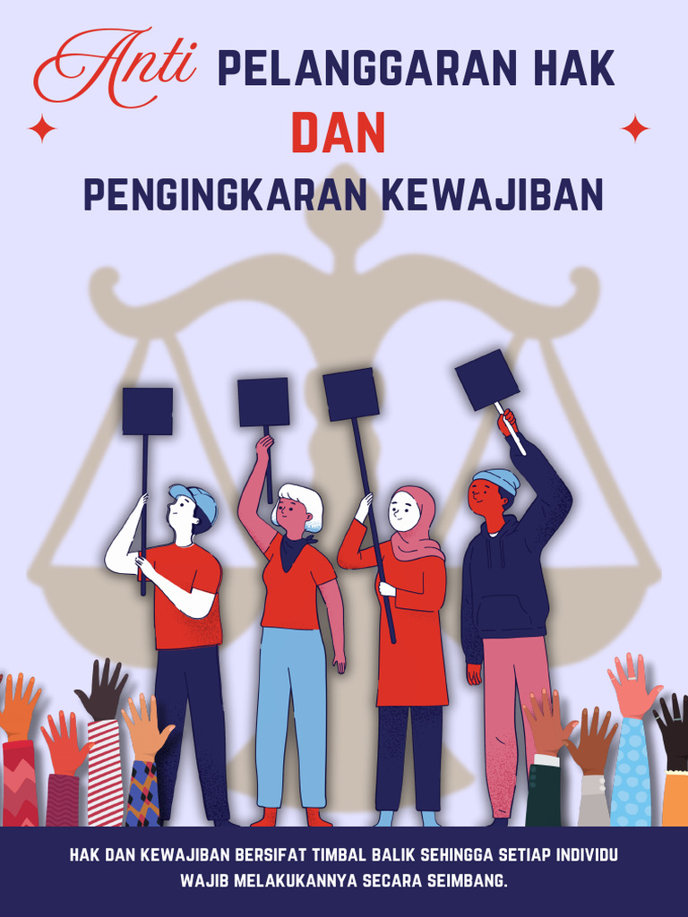 Poster Anti Pelanggaran Hak Dan Kewajiban | PDF