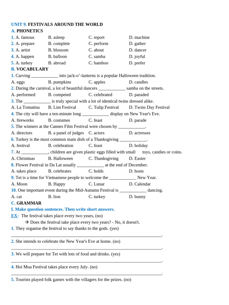 E7 UNIT BVV MỚI | PDF | Traffic Congestion | Traffic Light