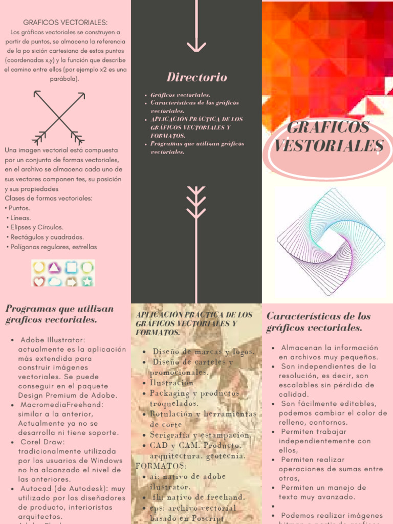Gráficos Vectoriales: Tipos y Usos | PDF | Vector Euclidiano | Informática