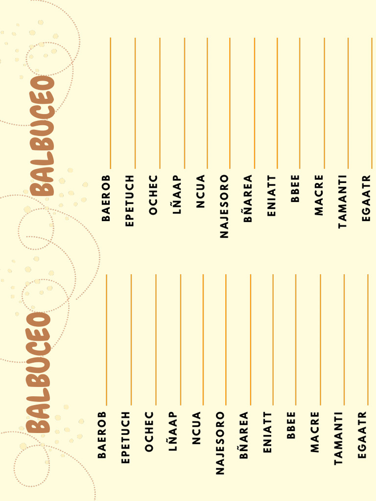 Balbuceo para Baby Shower | PDF