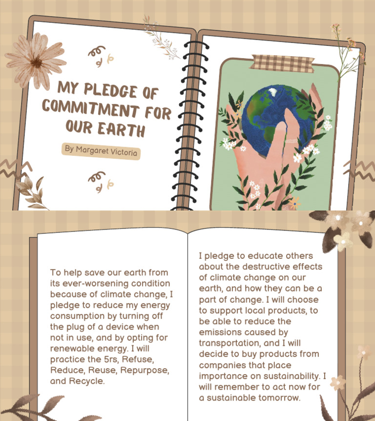 My Pledge To The Earth | PDF