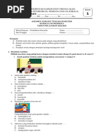 Soal STS PKN Kelas 1 SD Semester 1 Kurikulum Merdeka PRINT | PDF