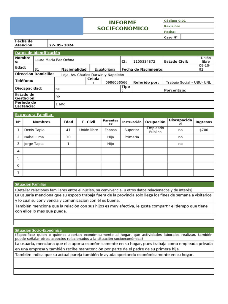 Laura Maria Paz Ochoa | PDF