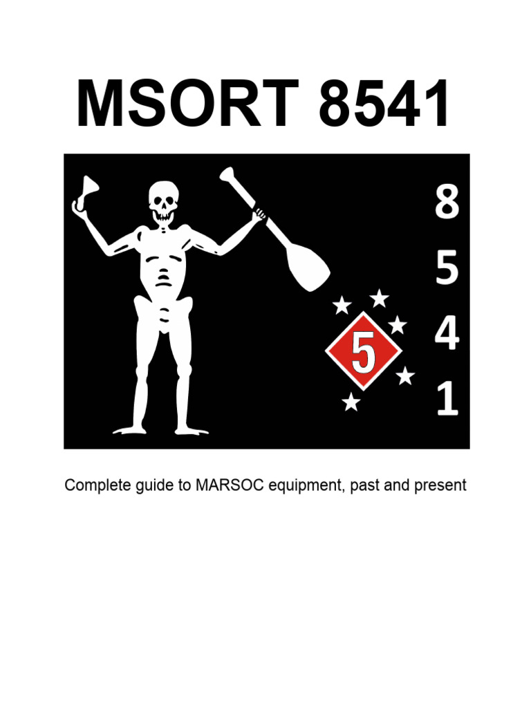 MARSOC Equipment Overview Guide | PDF | Firearms