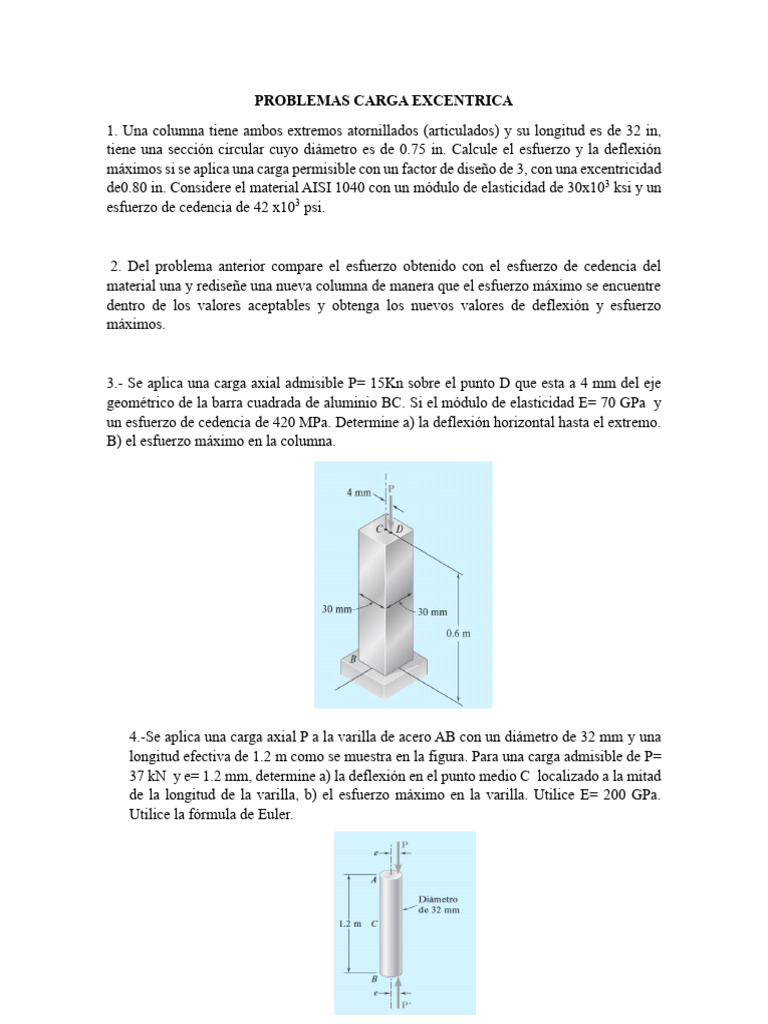 Columnas Excentricas | PDF
