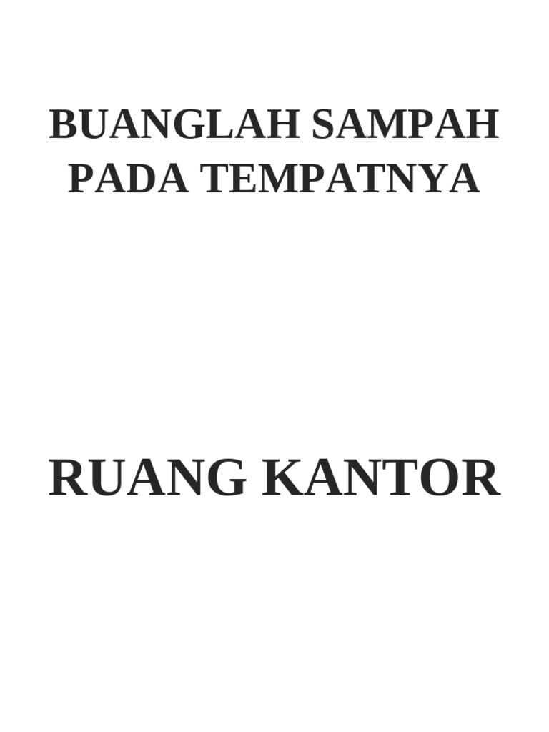 Nama Nama Ruangan | PDF