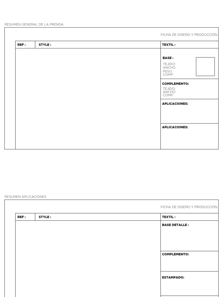 P3 - Bases Fichas Técnicas | PDF