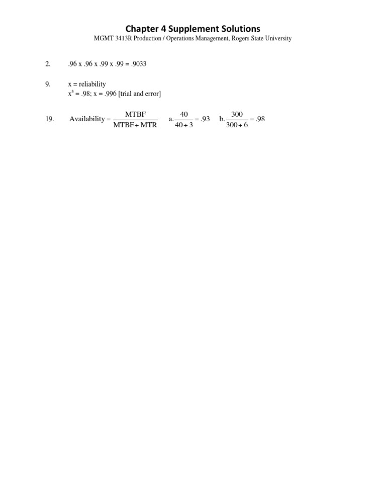 Chapter 4S Solutions | PDF | Teaching Methods & Materials | Computers